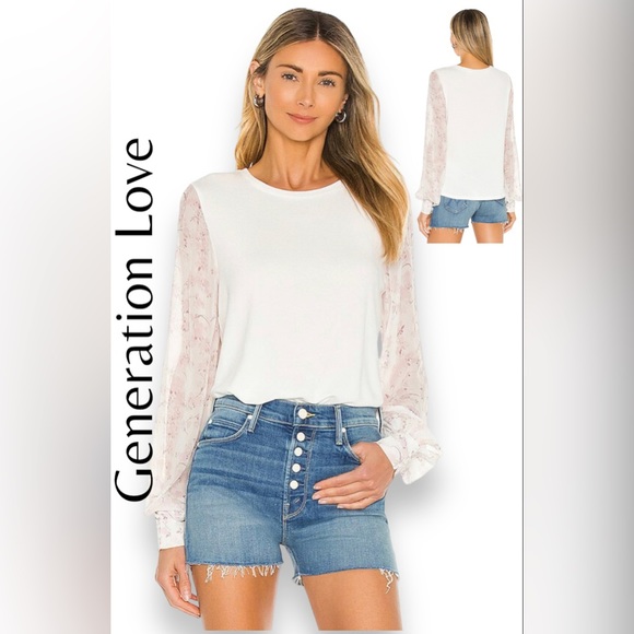 Generation Love | Tops | Nwt Generation Love Noelle Pastel Top In ...